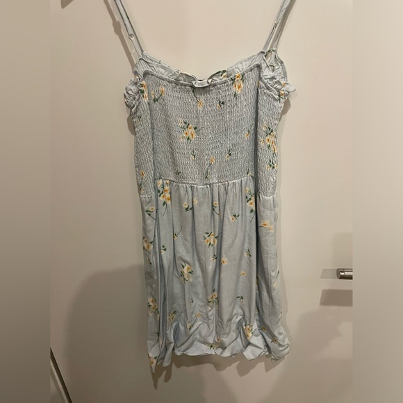 Aqua | Dresses | Aqua Blue Flower Sundress | Poshmark